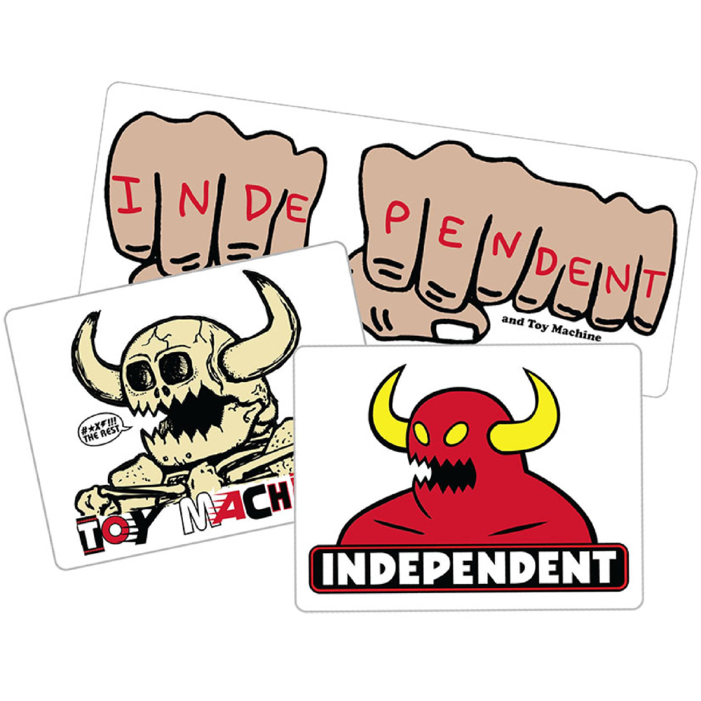 Adesivo Toy Machine x Independent Truck – Forever Skate Shop