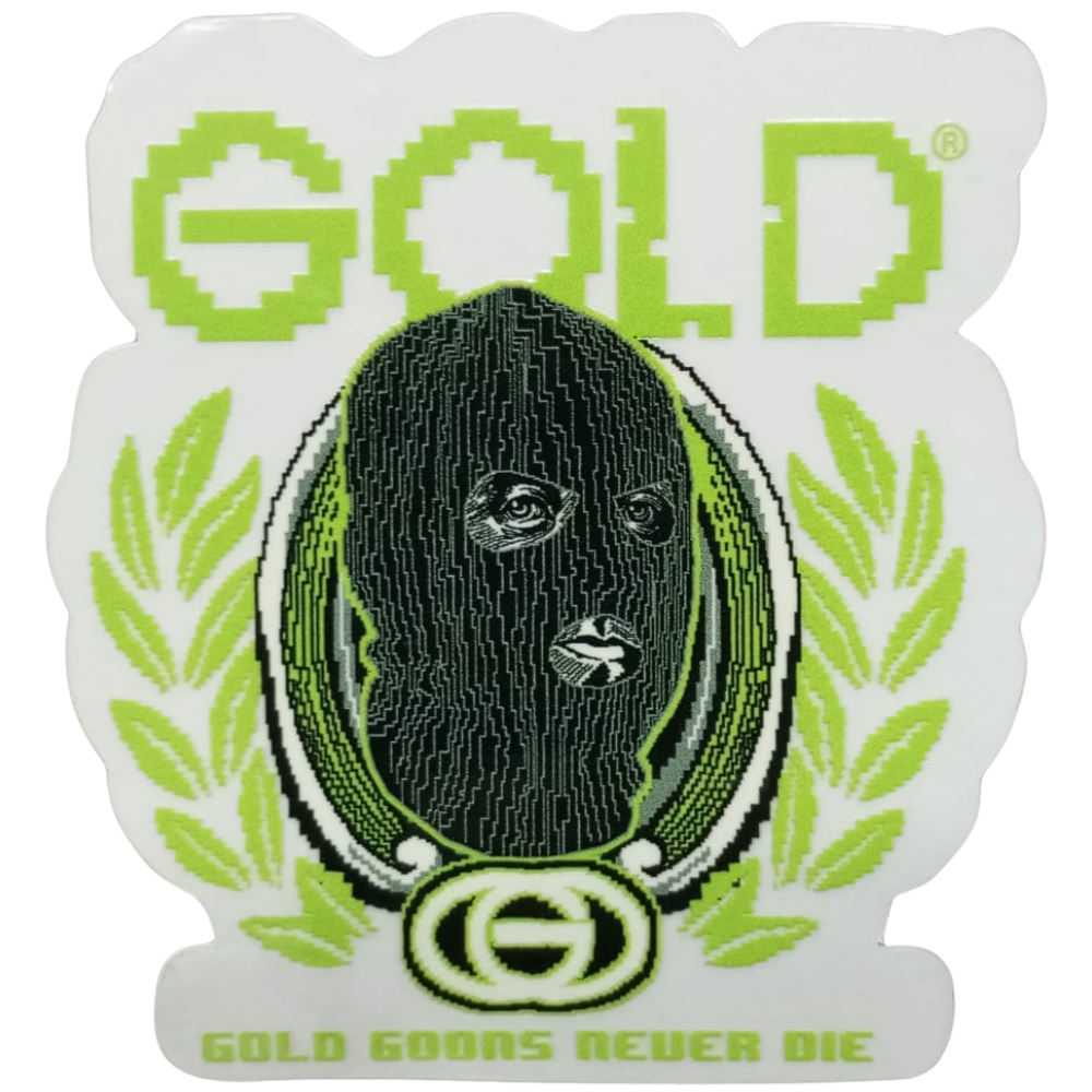 Adesivo The Kaio Corp Gold Goons Never Die – Forever Skate Shop
