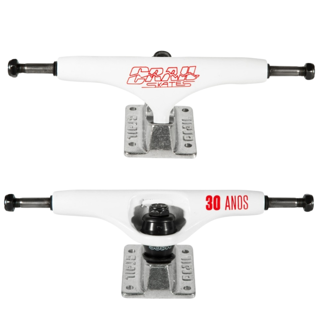 Truck Crail HI 152mm 30 Anos 90S Branco – Forever Skate Shop